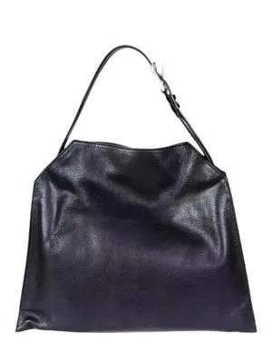 Orciani Trinity M Lagoon Grained Leather Shoulder Bag - Brown