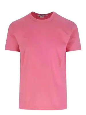 Comme Des Garçons Logo-print Short-sleeve T-shirt - Pink