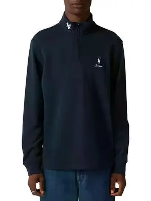 Polo Ralph Lauren X New York Yankees Quarter-zip Polo - Blue