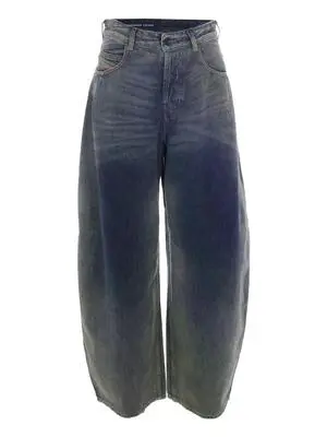 DIESEL® 1987 D-khelz High-waist Barrel Leg Jeans - Blue