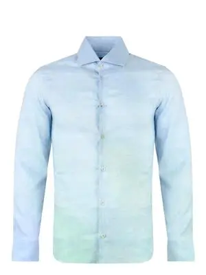 MOORER Long-sleeve Shirt - Blue