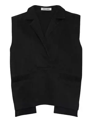 Henrik Vibskov Auto Lapel-collar Vest - Black