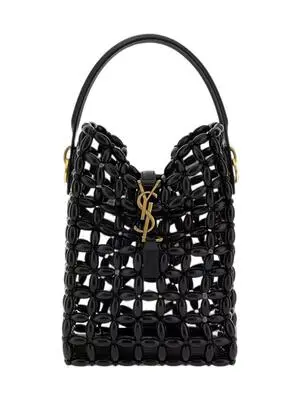 Saint Laurent Le 37 Beaded Tote Bag - Black
