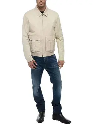Corneliani Zip-up Flap-pocket Shirt Jacket - Neutrals