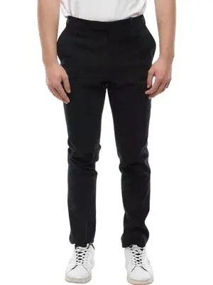 Corneliani Flat-front Chino Trousers - Blue