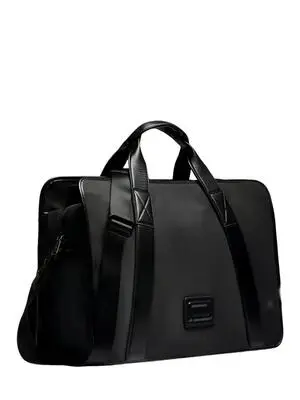 LANCEL Mistral Leather-trim Holdall Bag - Black
