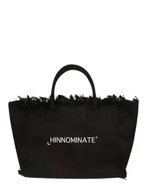 HINNOMINATE Large Fringe-trim Tote Bag - Black