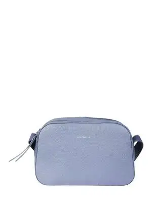 COCCINELLE Grainy Leather Shoulder Bag - Grey
