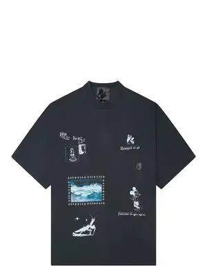JUNGLES JUNGLES Graphic-print T-shirt - Blue