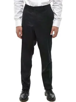 Corneliani Flat-front Wool Tailored Trousers - Grey