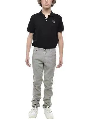 Corneliani Ribbed Five-pocket Trousers - Grey