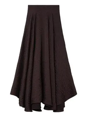 Loro Piana Elise High Waist Midi Skirt - No