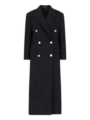 Tagliatore Caitlyn Double-breasted Coat - Black