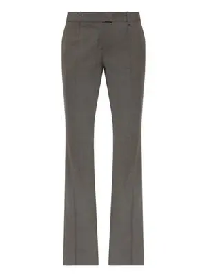 Attico Belt Loop Casual Pants - Grey