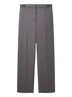Stella McCartney Tailored Pressed-crease Trousers - Grey
