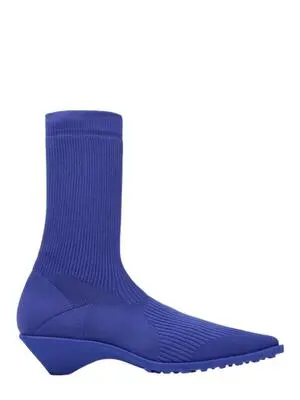 Camper X Issey Miyake Anna Pointed Toe Sock Boot - Blue