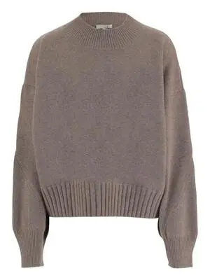 Malo Ribbed-knit Sweater With Long Sleeves - Grey