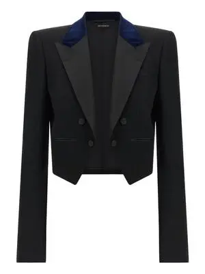 TOM FORD Cropped Blazer - Black