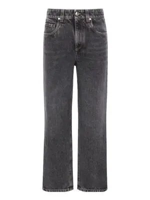 Brunello Cucinelli Belt Loop Jeans - Grey