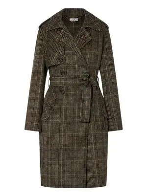 Liu Jo Long Wool Blend Coat - Black