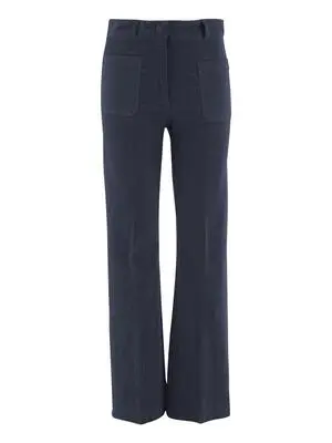 QL2 QUELLEDUE Nina Flared Pants - Black