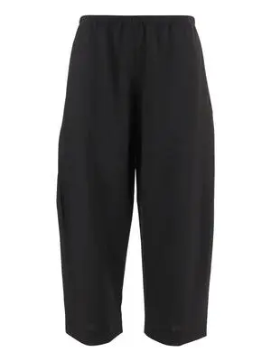 KHAITE Khaite Elastic Waist Wide-Leg Trousers