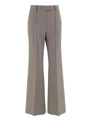 QL2 QUELLEDUE Ottavia Wide-leg Tailored Trousers - Beige