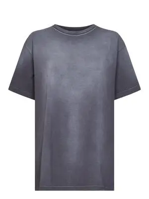 MUGLER Oversized Graphic T-shirt - Gray