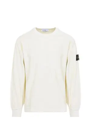Stone Island Long-sleeve Crewneck Sweatshirt - Ivory