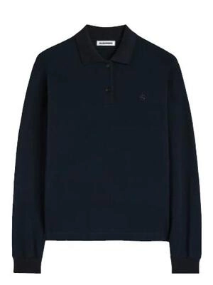 JIL SANDER Cotton Piquet Polo T-shirt - Ink