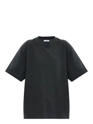 Off-White Embroidered Logo Short Sleeve T-shirt - Grey