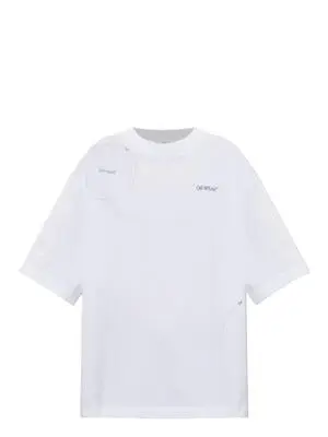 Off-White Cut Here T-shirt - White