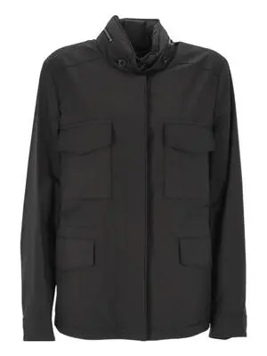 Loro Piana Long Sleeve Pocket Jacket - Black