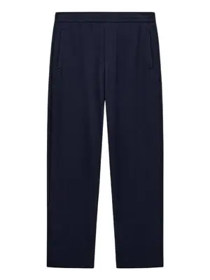 Emporio Armani Elastic-waist Athletic Pants - Black