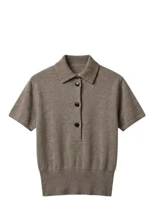 Christopher Esber Short-sleeved Polo Shirt - Grey