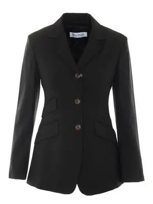 Max Mara Long-sleeve Blazer - Black