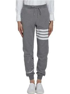 Thom Browne Logo Casual Sweatpants - Medium Gray