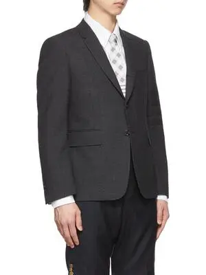 THOM BROWNE 4-bar Motif Single-breasted Blazer