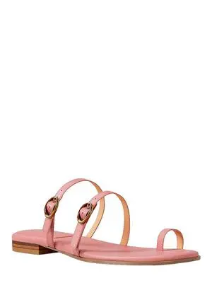Michael Kors Kya Leather Sandals With Buckle Detail - Primrose