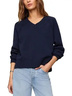 Z Supply Stratton V Neck Sweater - Eclipse