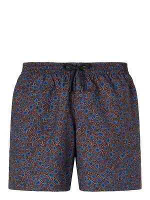 Dries Van Noten Printed Swim Shorts - Brown