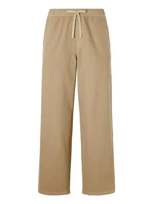 A.p.c. A.P.C. Straight-Leg Cotton-Twill Trousers Beige