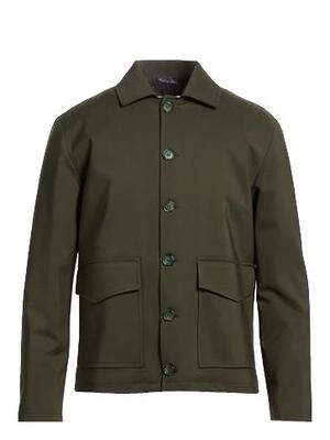 EXTE Military Cotton Blend Jacket - Green