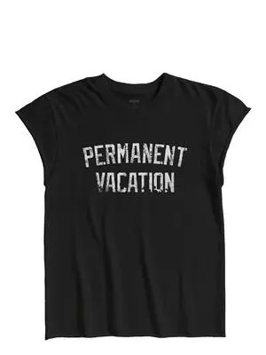 OTHER UK Permanent Vacation Rocker Tee - Black