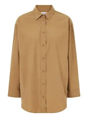 AGOLDE Sona Cotton-blend Shirt - Green