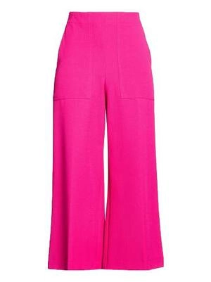 Liviana Conti Wide-leg Polyester Blend Crepe Pants - Fuchsia