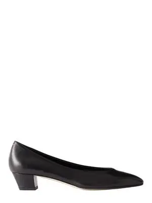 AeydĒ Helia 35 Leather Pumps - Black