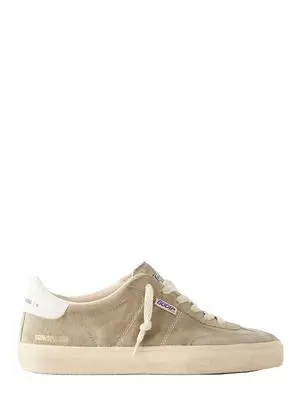 GOLDEN GOOSE Super-star Suede Low Top Sneakers - Gray