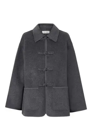 RÓHE RÓHE Brushed Wool And Cashmere-Blend Jacket Gray