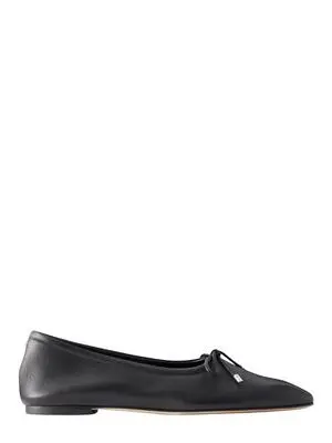 AeydĒ Nomi Leather Ballet Flats - Black